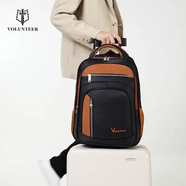VOLUNTEER BAGS Men's Business Bag Large Capacity Anti-theft Backpack ...
