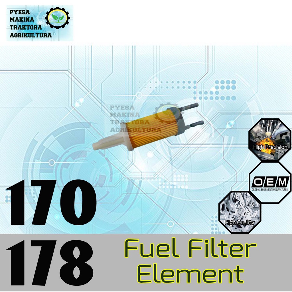 Fuel Filter Element for 170F 173F 178F Air Cooled Diesel Engine ...