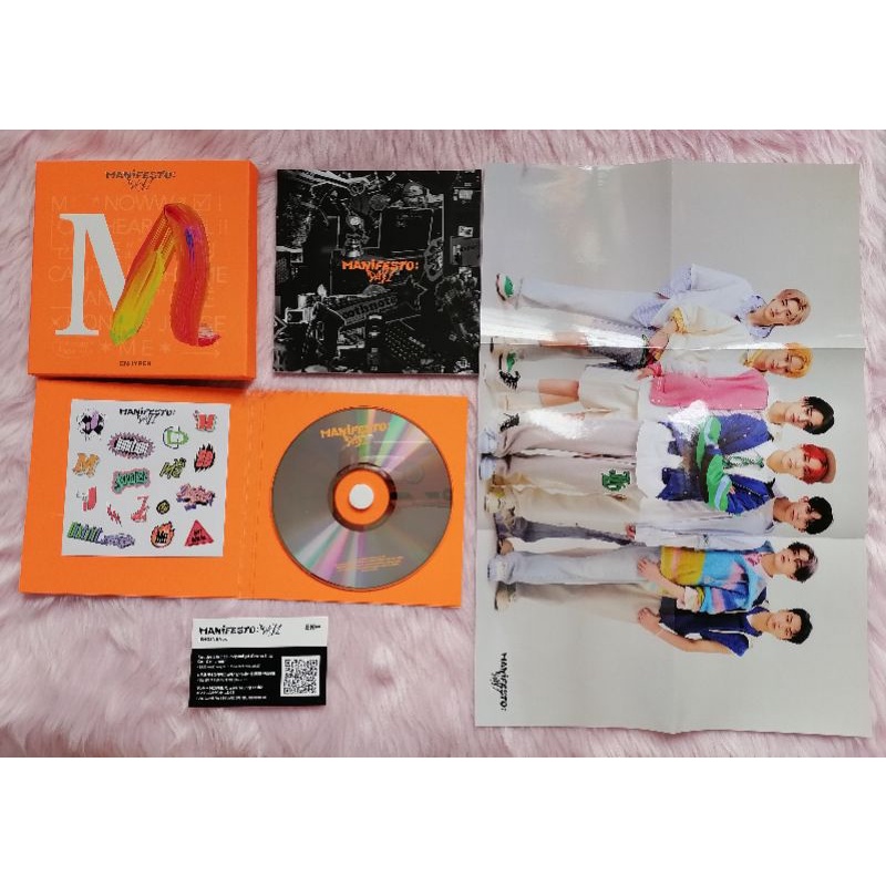 ONHAND UNSEALED OFFICIAL ENHYPEN MANIFESTO DAY ONE REGULAR, ENGENE ...