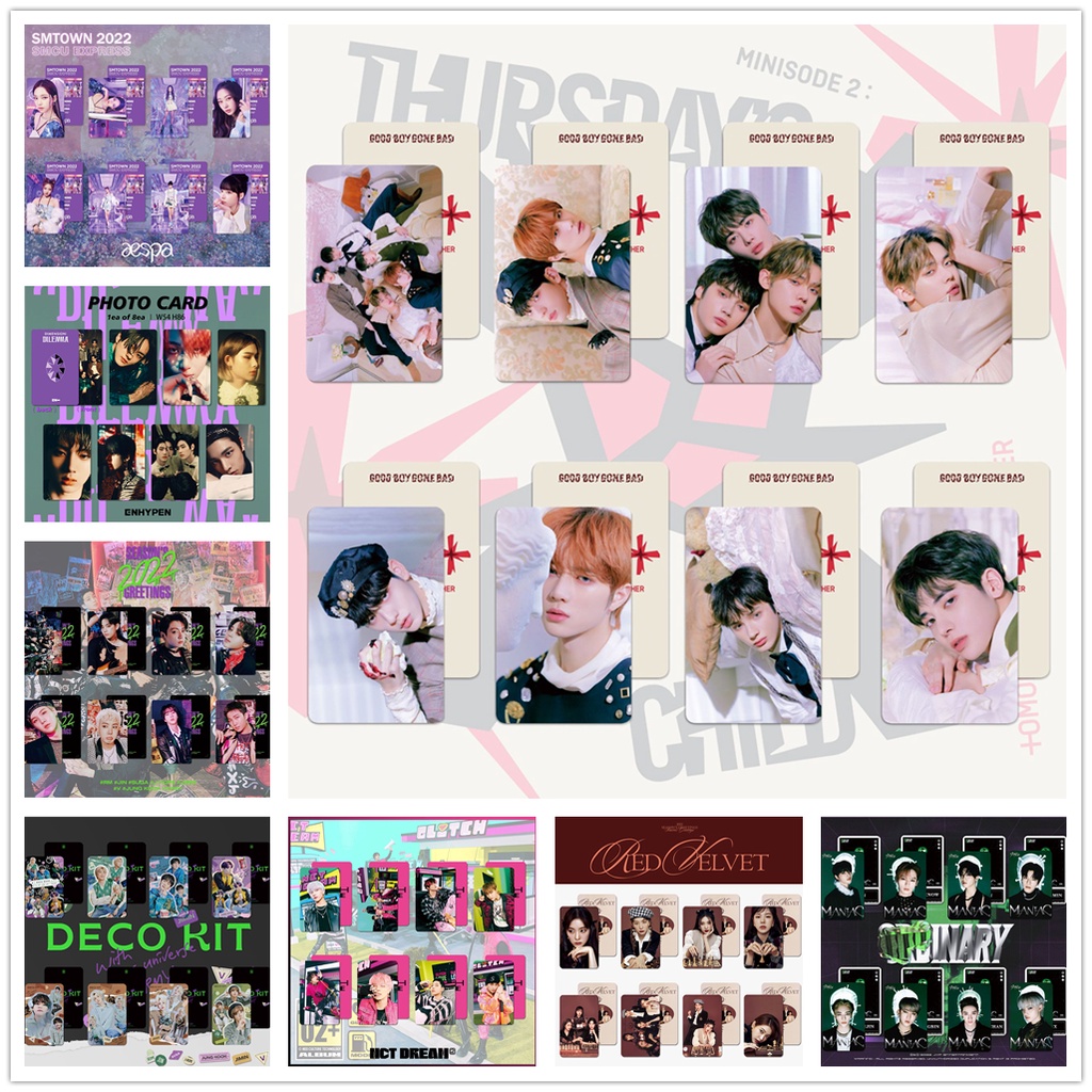 KPOP BTSS-520 Bangtan Boys TXT Collective Idol Cards Album DECO KIT ...