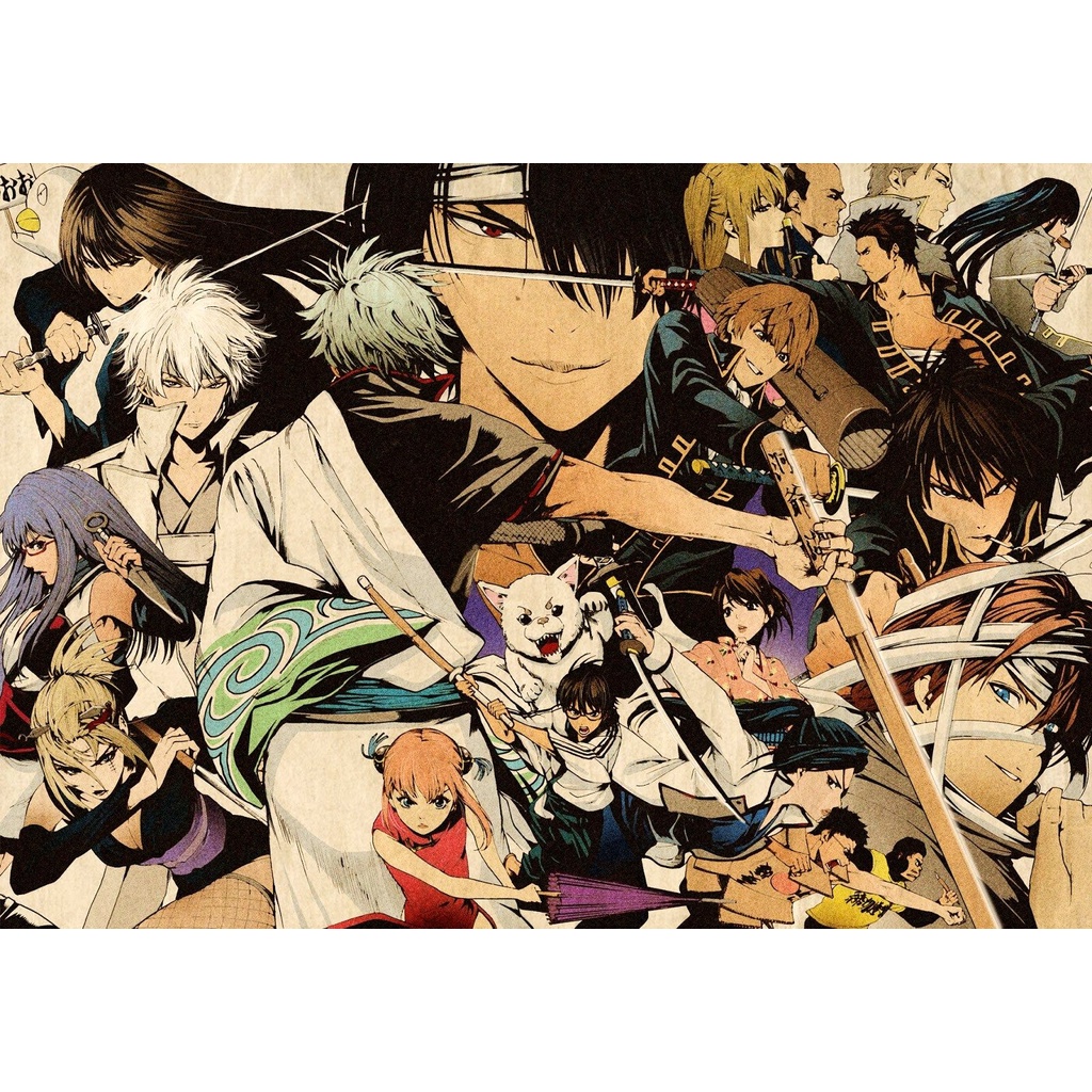 Gintama : Official Anime Poster / Stickers / Laminated Posters ...