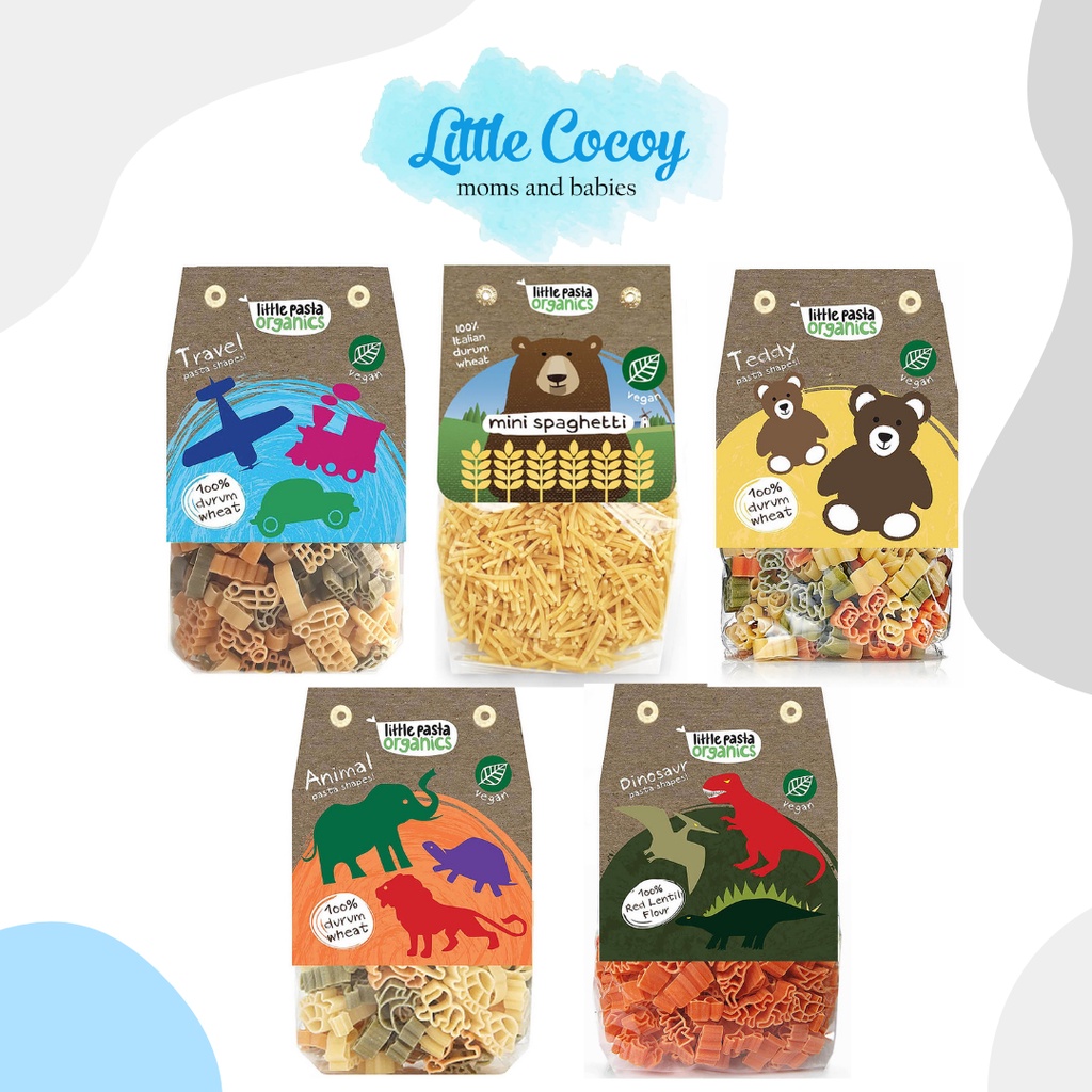 Little Pasta Organics (Animal, Travel, Teddy Bear, Dinosaurs, Spaghetti ...