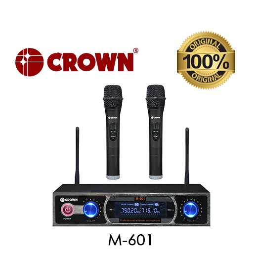 M-601 CROWN UHF WIRELESS MICROPHONE | Shopee Philippines