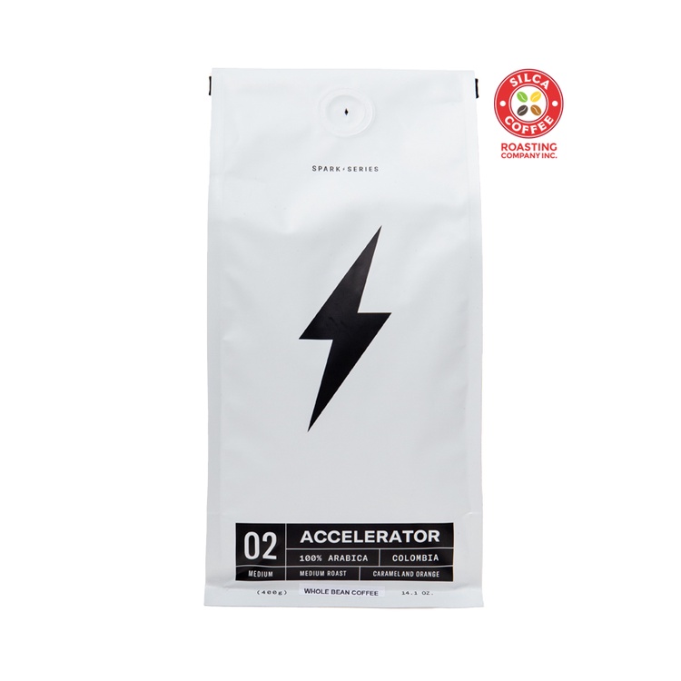 Kick-Start Spark Series Accelerator Ground Coffee and Whole Beans 100% ...