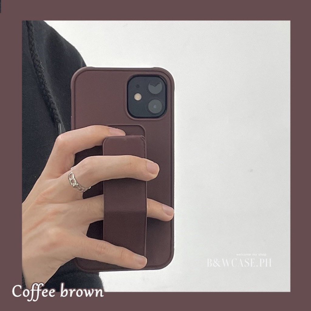 Warm color series coffee brown creative telescopic phone holder Phone ...