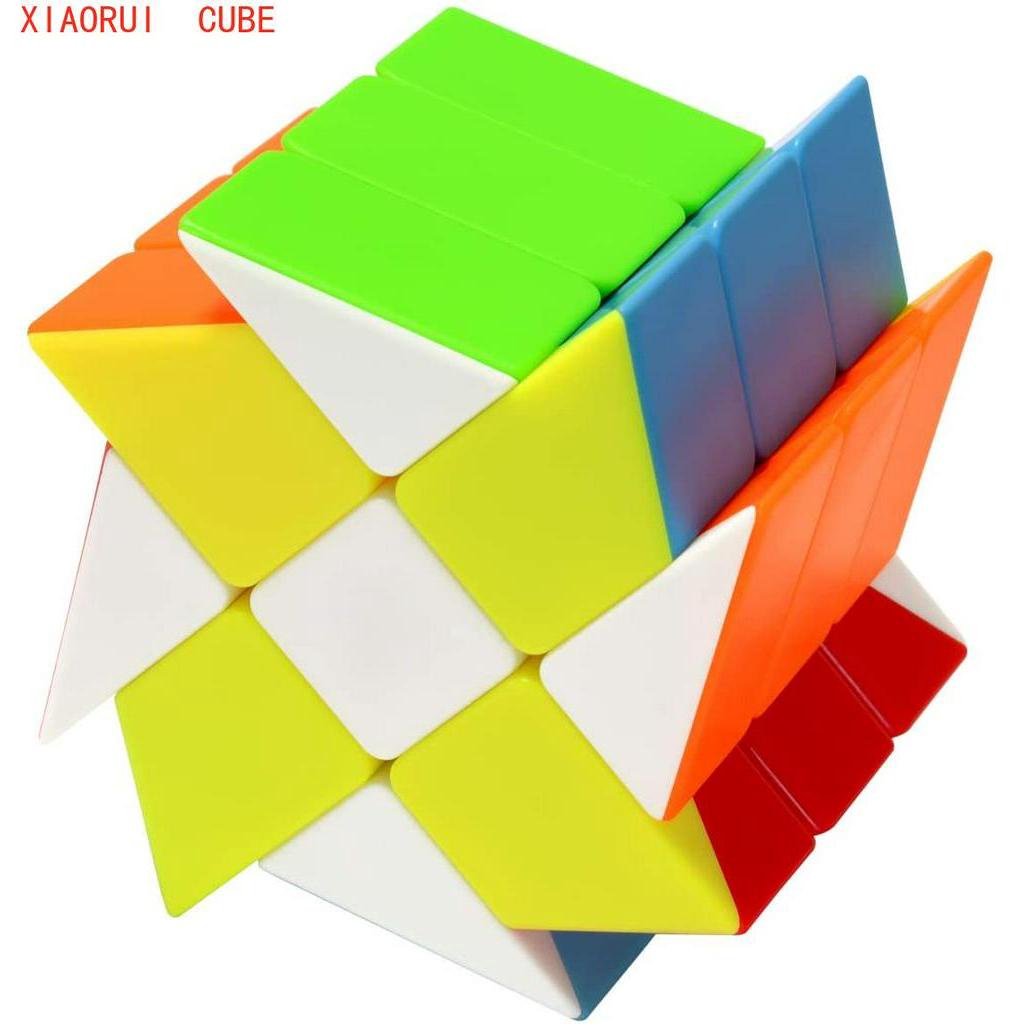 xiaorui Stickerless Cube 3x3 Windmill Wheel Cube Irregular Magic Cube ...