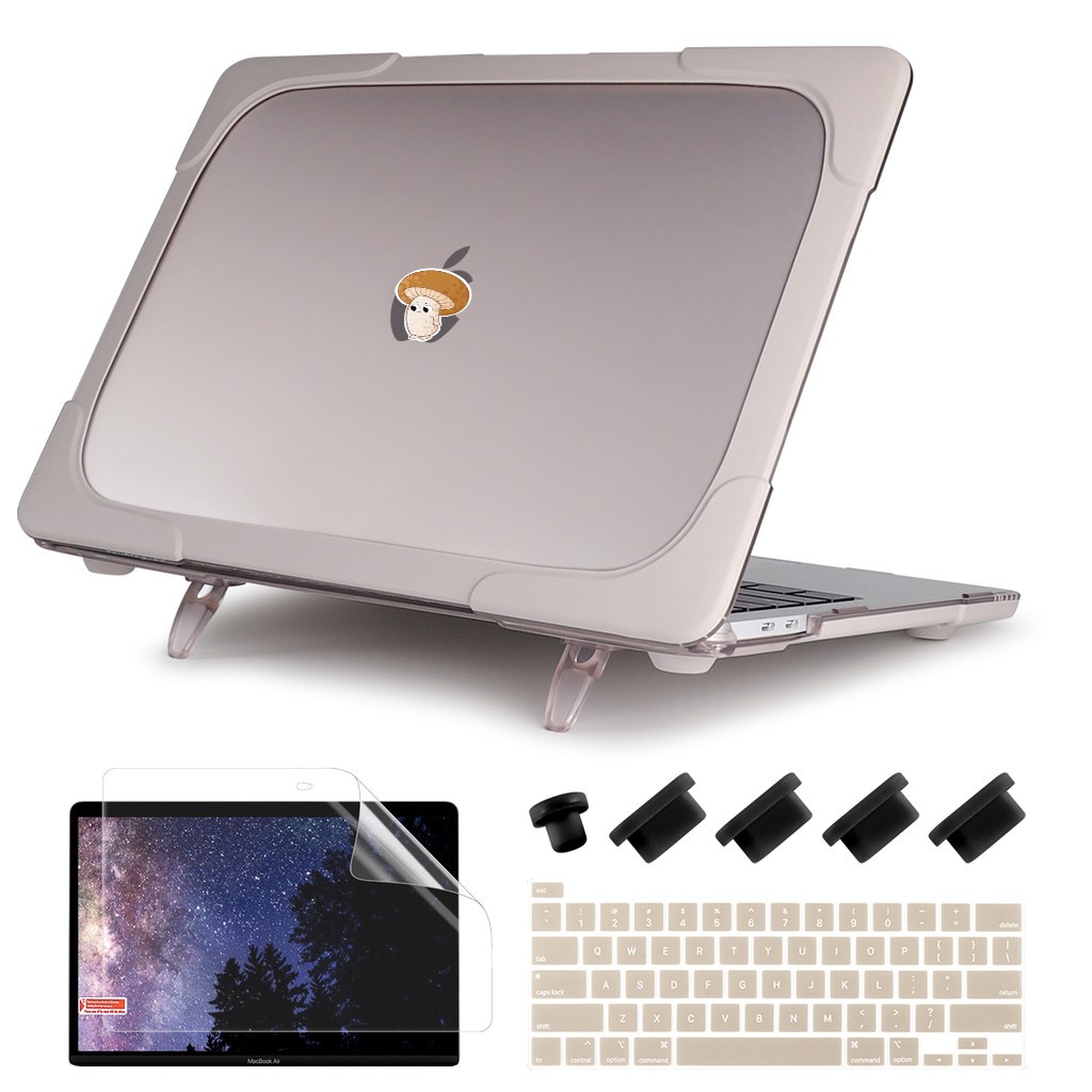 Shockproof Stand Protective Case for MacBook Air13 13.6 15" Pro14 M5 M4 ...