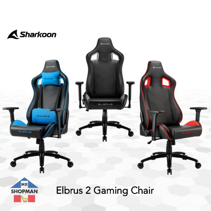 Sharkoon Elbrus 2 Gaming Chair Seat | Shopee Philippines