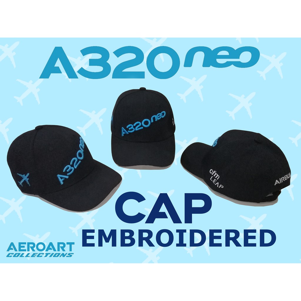 CAP Airbus A320 NEO Embroidered Baseball Cap Free Size | Shopee Philippines
