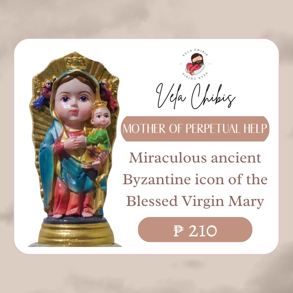 Mother of Perpetual Help Chibi Image / Chibi Saint | Shopee Philippines