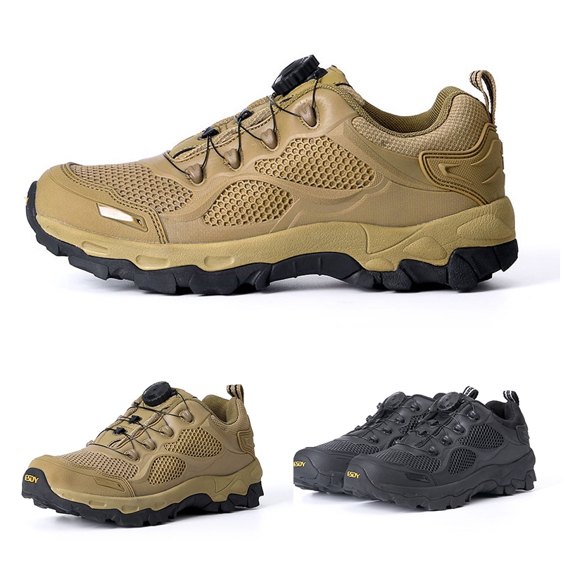 Outdoor Training Tactical Automatic Lacing System Breathable Hiking ...