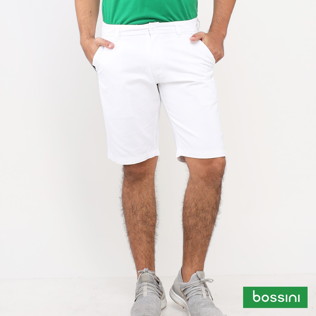 Bossini Tapered Shorts BMB22-0033 (White) | Shopee Philippines