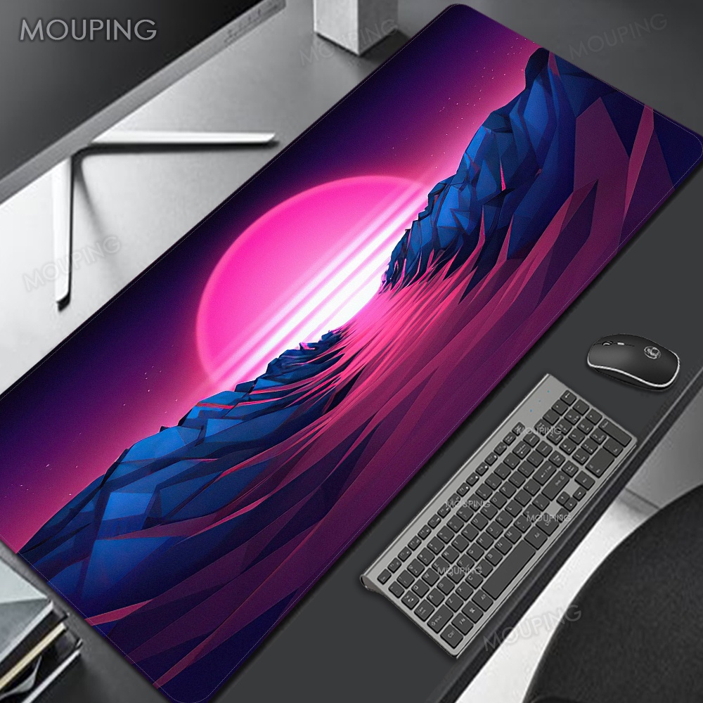 Vaporwave Deskpad Office Protector Gaming Office Decoration Rgb Mouse ...