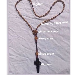 rosary bunga ng sinag araw,dignum,sinag araw w/ pandakaki | Shopee ...