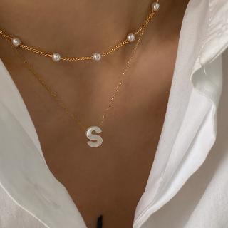 Adjustable Pearl Necklace Delicate Fashion Gold Choker Necklace ...