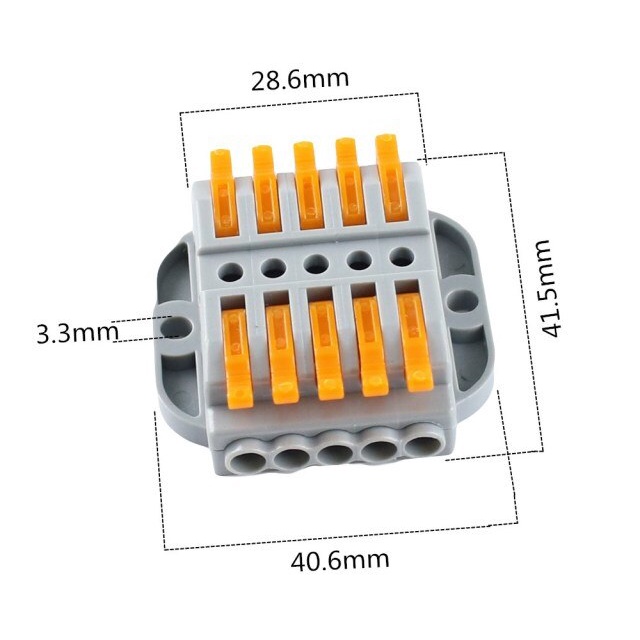 Quick Eletrical Wire Connector 2/3/4/5/6/8/10/12 Pin Universal Docking ...