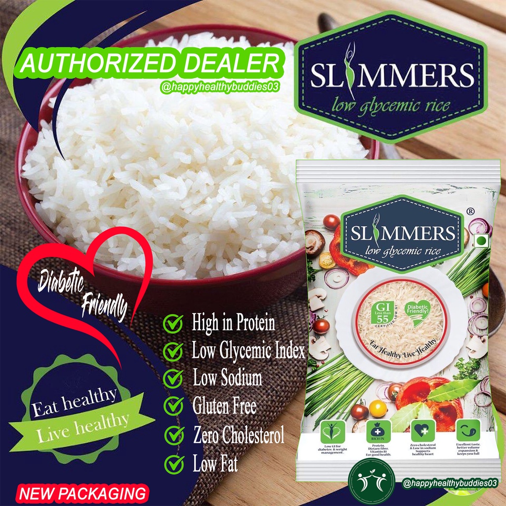Slimmers Rice Low Glycemic White Rice Diabetic-Friendly | Shopee ...