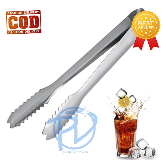 A57 COD PD PREMIUM ICE STAINLESS TONG SMALL SERVING TONGS KITCHEN ...