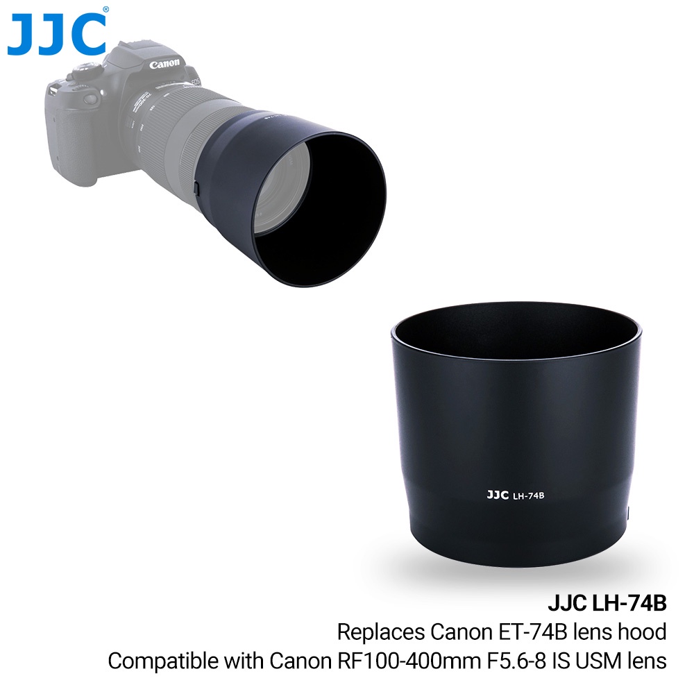 JJC Camera Lens Hood for Canon RF 50mm F1.8 / 85mm F2 / 16mm / 24mm / 28mm / 35mm / 15-35mm / 24 ...