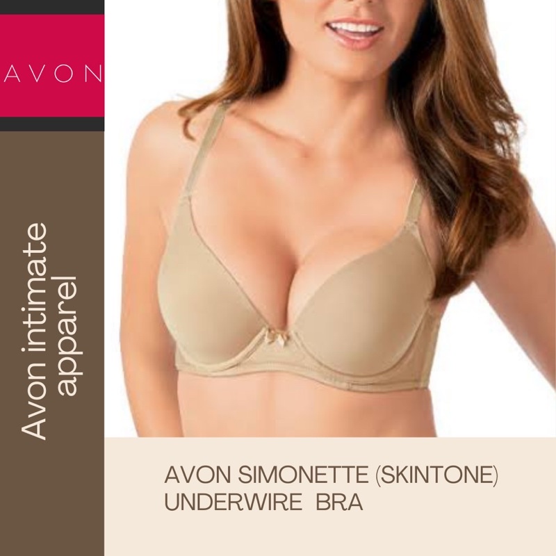 Avon Simonette skintone underwire moulded t-shirt bra | Shopee Philippines