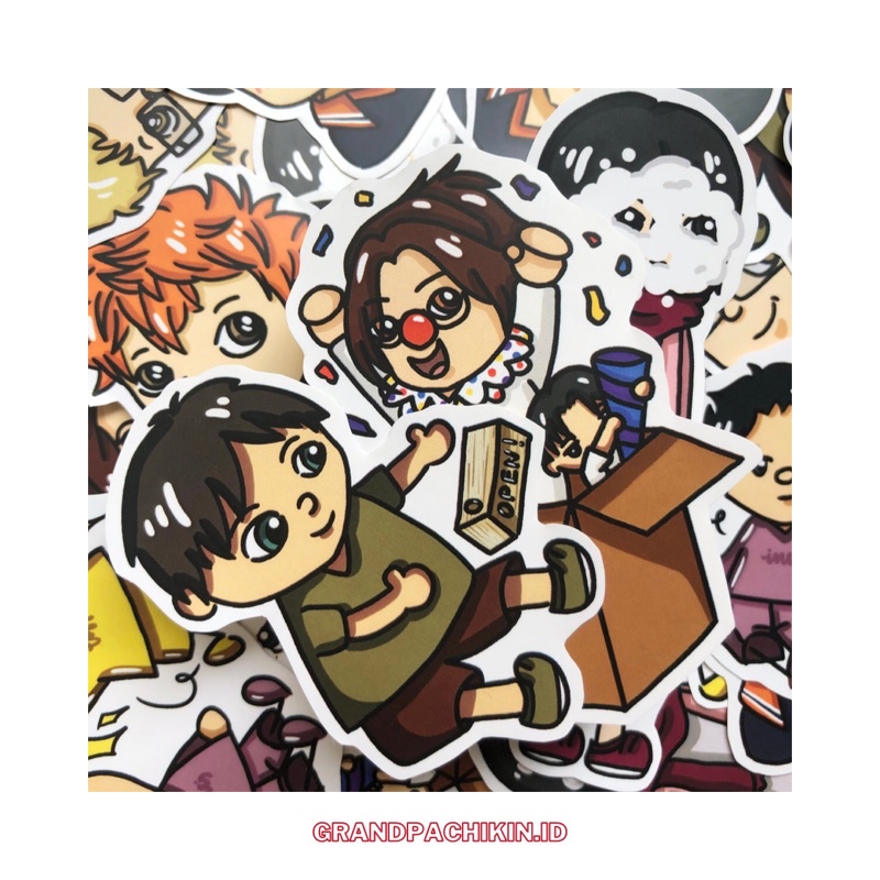Attack on Titan April Fools Inspired Stickers! | Eren, Levi, Mikasa ...