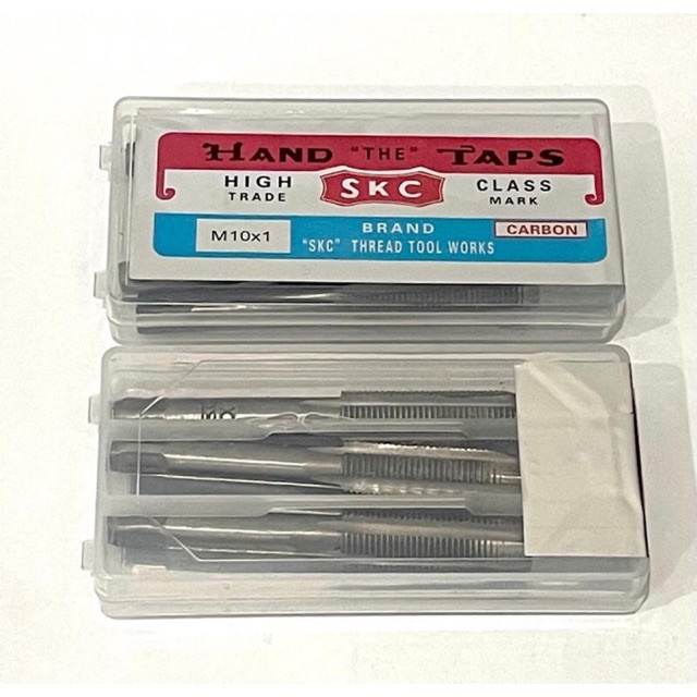 MATA M10x1.0 Threaded tap bit M10 x 1 hand taps skc M 10 x 1.0 hand tap ...