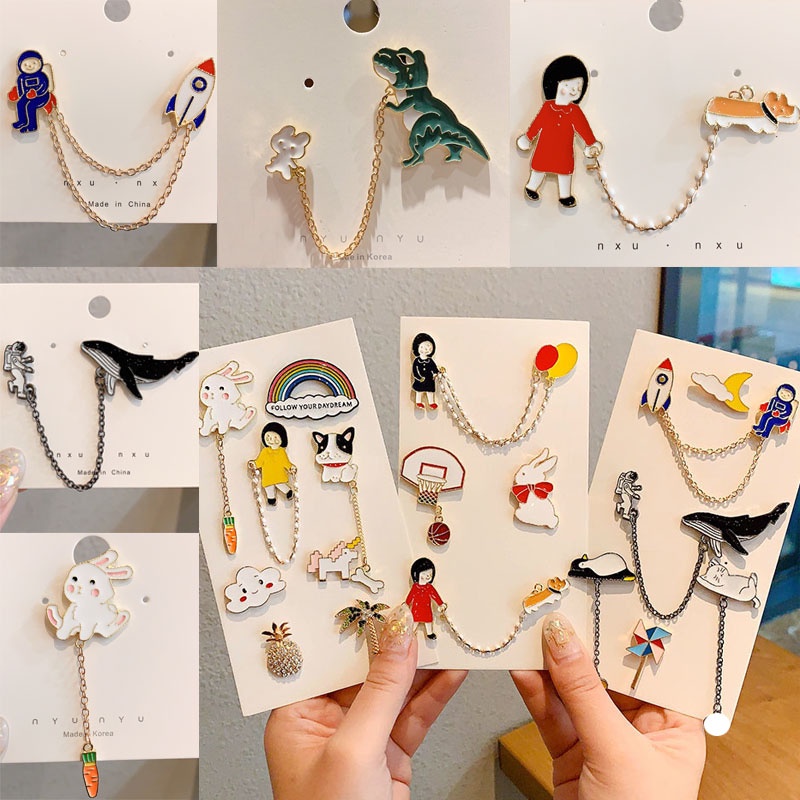 Japanese Cartoon Brooch Cute Badge Pin | Shopee Philippines