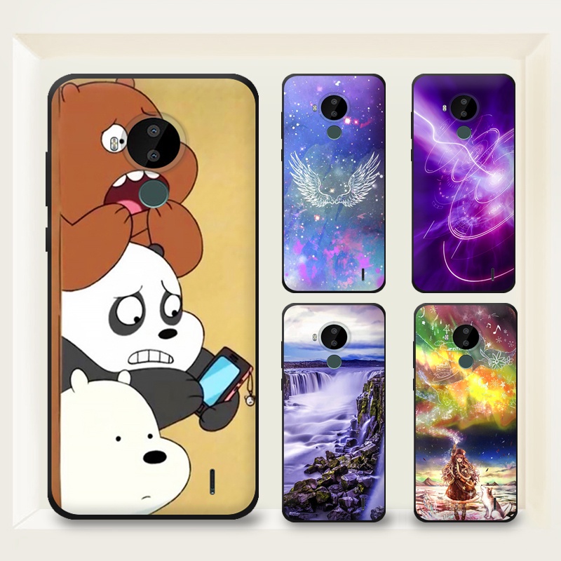 For Nokia C30 Silicone Phone Case Nokia C30 Soft Shell Painted Pattern ...