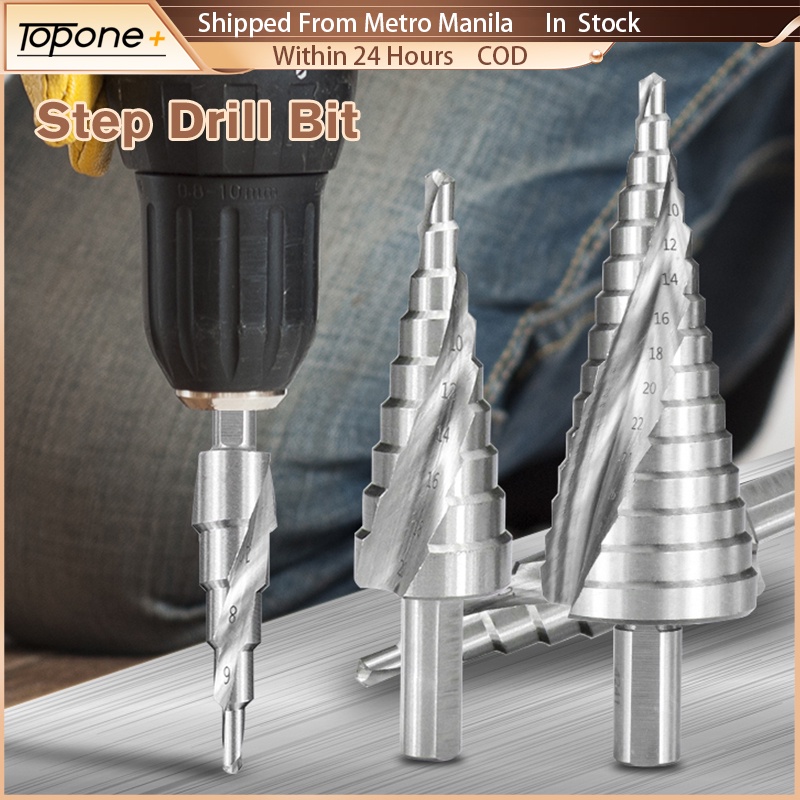 HSS Straight Groove Step Drill 4-30mm Pagoda Drill Metal Step Cone ...