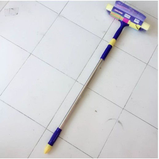 Double-Sided Retractable Glass Wiper Extendable Sponge Wiper with Long ...