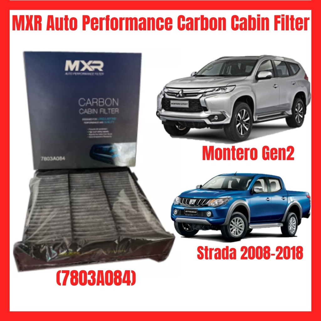 MXR Auto Performance Carbon Cabin Filter for MITSUBISHI Montero Gen2 ...