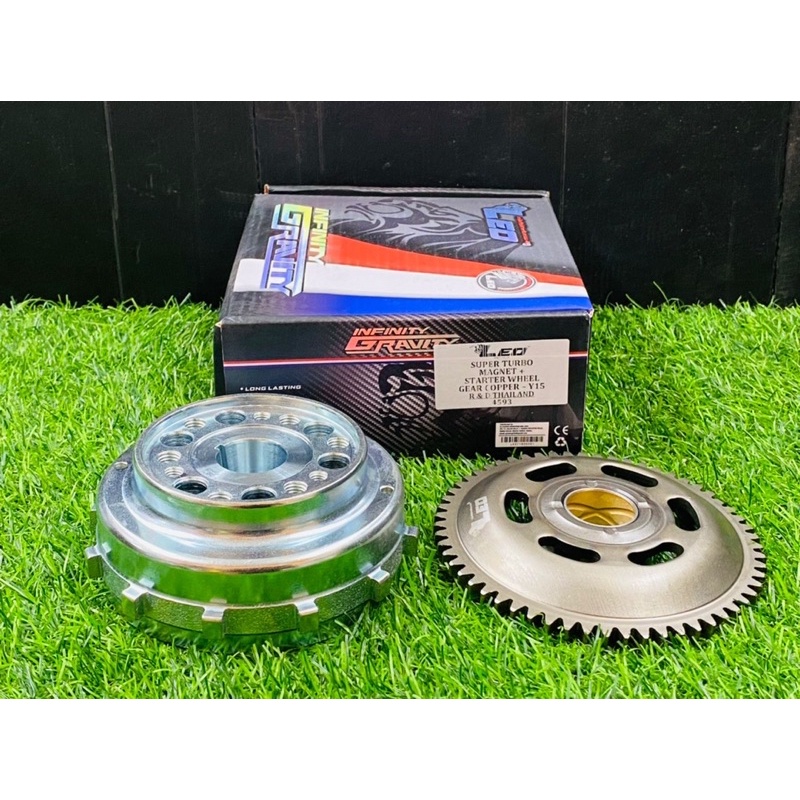 Y15 LEO RACING SUPER TURBO KIT MAGNET 1.078KG + STARTER WHEEL GEAR ...