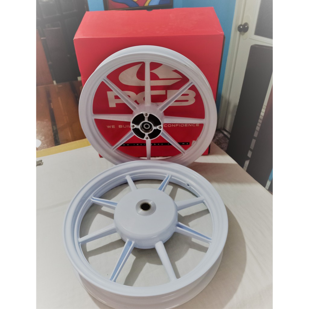 Racing Boy 8 spokes mag for Yamaha Mio i 125 (3 holes) | Shopee Philippines