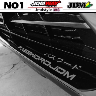 Japanese Style Sticker Japanese PASSWORD JDM Street Racing Windshield ...
