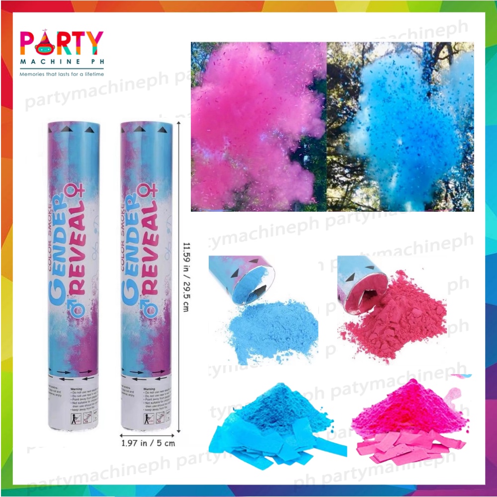 gender reveal smoke poppers/ gender reveal powder poppers / gender ...