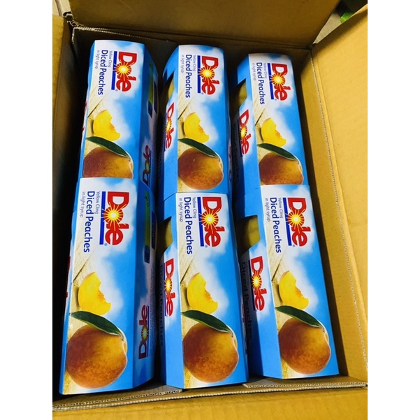 Dole sliceed peachess (1 BOX) | Shopee Philippines