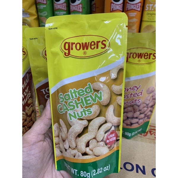 GROWERS Mix Nuts, Cashew, Roasted Nuts 80g | Shopee Philippines