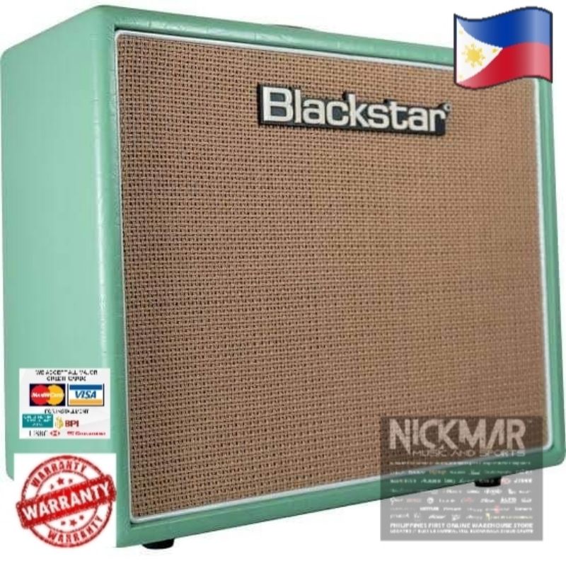 BLACKSTAR STUDIO 10 6L6 SURF GREEN COMBO AMPLIFIER | Shopee Philippines
