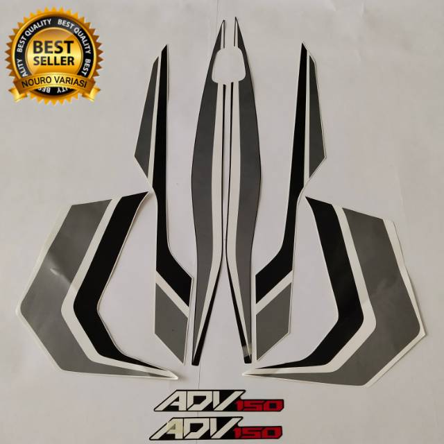 PUTIH Striping honda adv 150 White list body Best Quality Standard ...