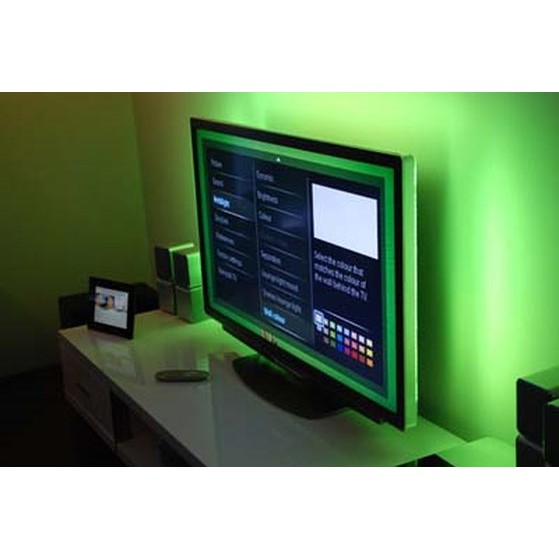 Set OF 2M RGB LED STRIPS WITH RAINBOW EFFECT CONTROL TO DECORATE SCREEN ...