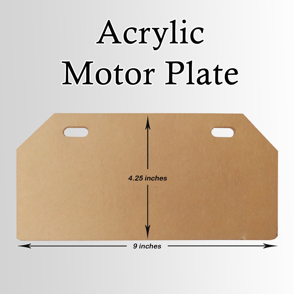 Blank Acrylic Plate for Car & Motor | Shopee Philippines
