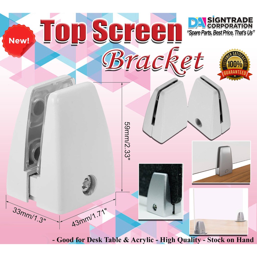 TOP SCREEN BRACKET for Acrylic Panels | Shopee Philippines