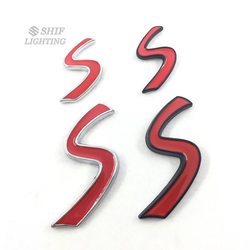 1x Metal Mini Cooper S Logo Car Rear Trunk Emblem Sticker | Shopee ...