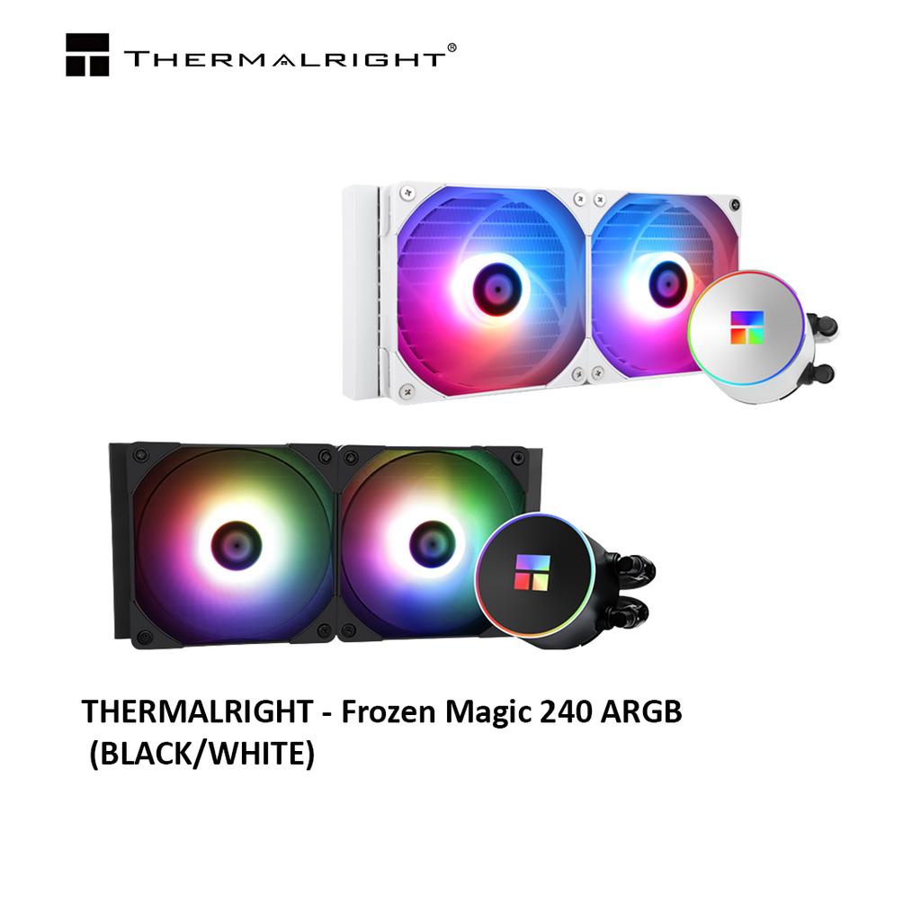THERMALRIGHT FROZEN MAGIC 240 ARGB AIO LIQUID COOLER - BLACK / WHITE ...