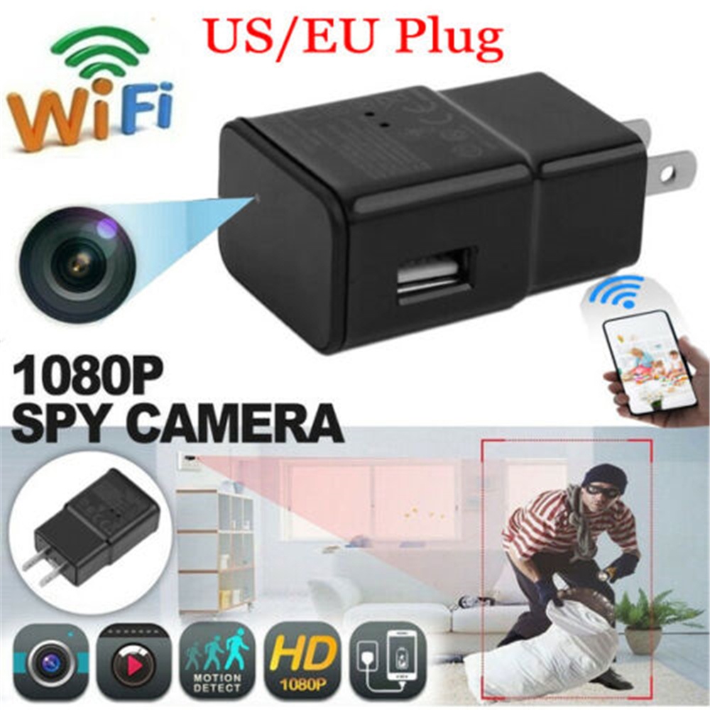 1080P Mini spy Camera Plug Surveillance cameras with wifi USB Action ...