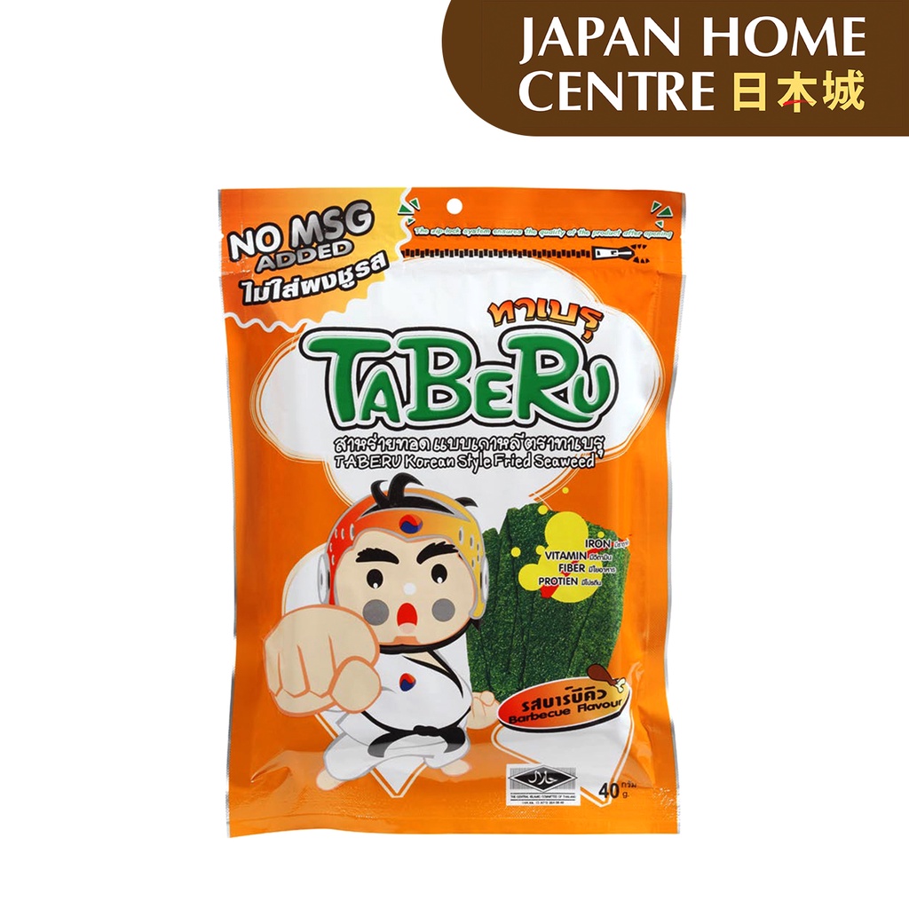 Taberu Fried Seaweed BBQ Flavor 40g [Japan Home] | Shopee Philippines