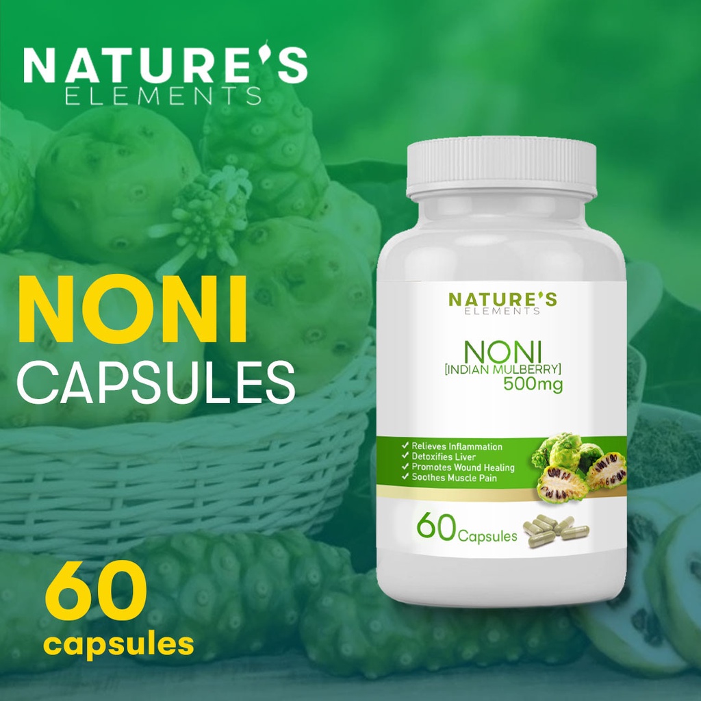 Organic Noni Capsules (60 Capsules) - Boosts Immunity, Anti ...