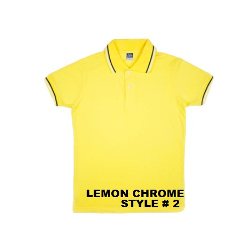 Blue Corner Fashion Polo Style # 2 (LEMON CHROME) | Shopee Philippines