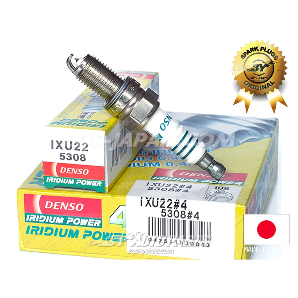 Denso Iridium Power (4's) IXU22 - Spark Plug 5308 ZXU22PR11 | Shopee ...