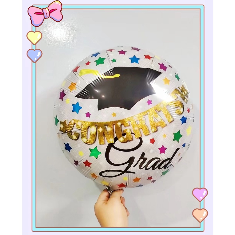 18 inches Round Graduation theme Star Graduation hat Grad party ...